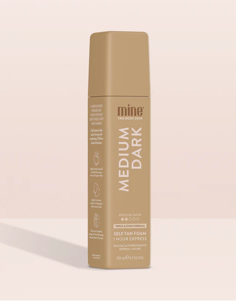 Mine Tan - Med Dark Self Tan Foam 200ml — The Frizz